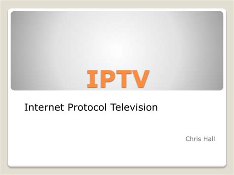 PPT IPTV PowerPoint Presentation Free Download ID 2382358