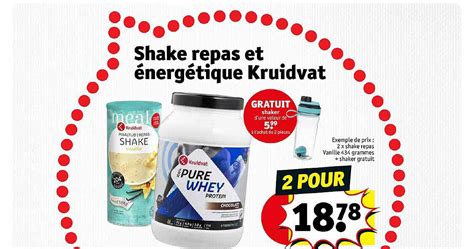 Offre Barre Repas Et Nerg Tique Kruidvat Chez Kruidvat