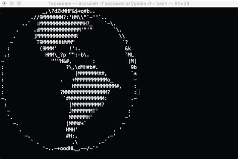 Ascii Saver Screensaver For Terminal Rcommandline
