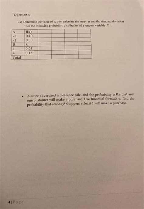 Solved Question Construct A Histogram For The Following Chegg