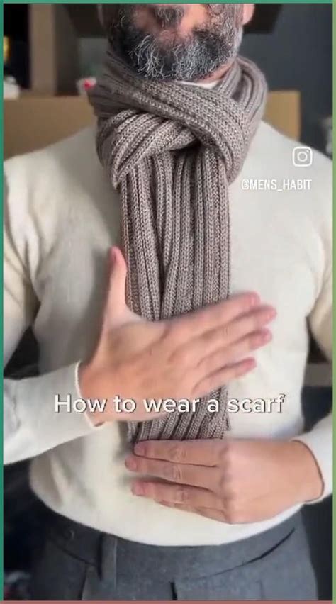 Fifty Plus Fabulous Scarf Tying Techniques Mens Scarf Fashion How To