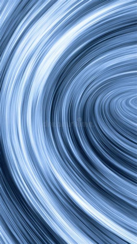 Swirling Blue Lines Creating An Abstract Vortex Effect Forming A Hypnotic Spinning Pattern