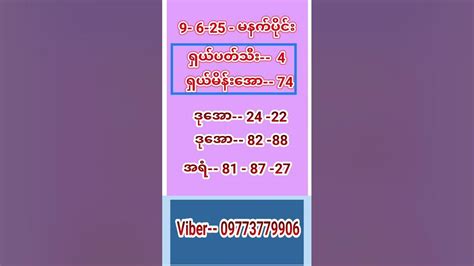9 6 25 မနက်ပိုင်းရှယ်မိန်းအော Youtube
