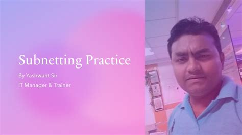 Subnetting Practice Part 2 By Yashwant Sir Subnetting Questions And Answers In Hindi Youtube