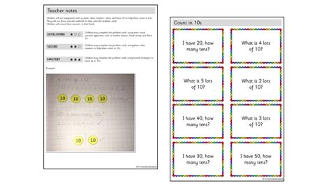 Count In 10s Practical Primary Stars Education