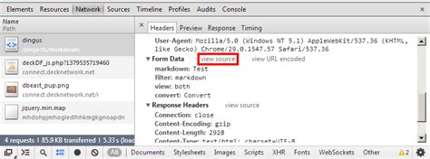 Chrome Source Of Post Data Stack Overflow