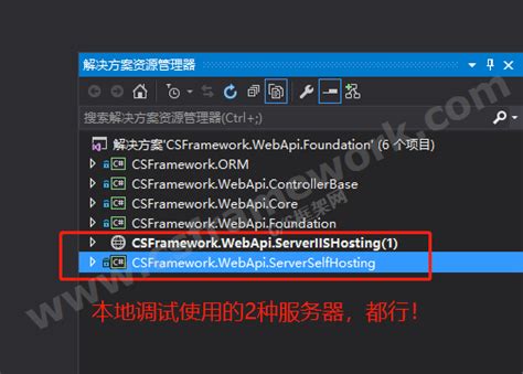 csframework webapi新手入门实战开发教程 c vs2017 开发框架文库
