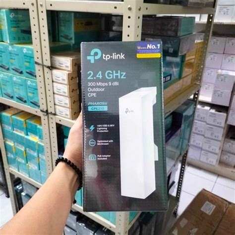 Tp Link Cpe210 2 4ghz 300mbps 9dbi Outdoor Cpe Outdoor Ap Repeater