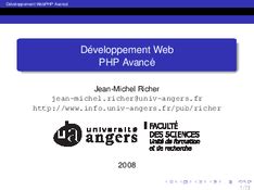 Web interactif formulaires pages dynamiques et PHP lire et télécharger en PDF