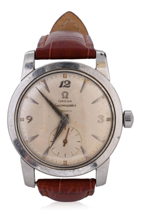 Lot Vintage Omega Seamaster Automatic Mens Wristwatch