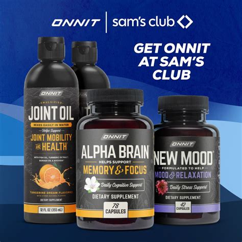 Onnit Supplements Healthandwellness Samsclub Optimizeyourlife Onnit