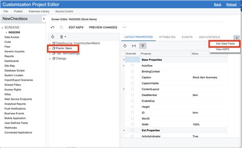 Acumatica Tips How To Add A New Checkbox In Acumatica Germinit Innovation