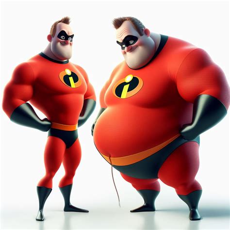 The Incredible Weight Gain Of Mr Incredible By Chubbytails On Deviantart