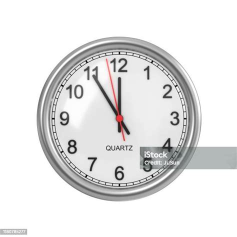 흰색 배경에 격리 된 벽 시계입니다 업무 시간 3d 그림 클리핑 경로포함 벽시계에 대한 스톡 사진 및 기타 이미지 벽시계 흰색 배경 2 Istock