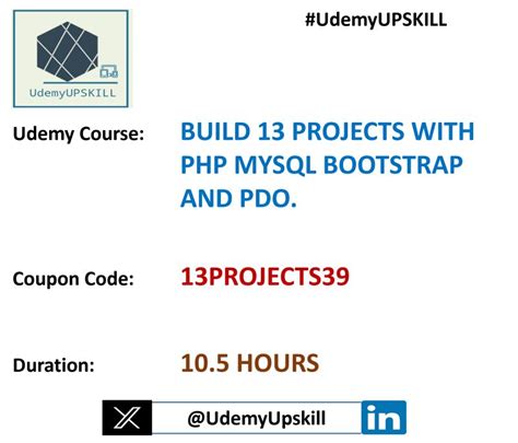 Learn Php Mysql Bootstrap And Pdo With Udemy Course Udemyupskill Posted On The Topic Linkedin
