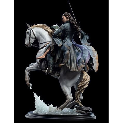 Presentes Estatua 1 6 Arwen Y Frodo En Asfaloth 40 Cm El Señor De Los