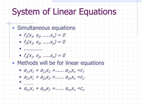 PPT MATRIX METHODS SYSTEMS OF LINEAR EQUATIONS Babe Notes PowerPoint Presentation ID 1945565