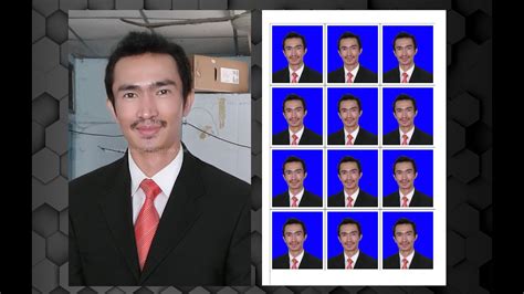 How To Make Passport Size Photo In Photoshop လိုင်စင်ပုံပြုလုပ်နည်းသင်ခန်းစာ Ctm Youtube