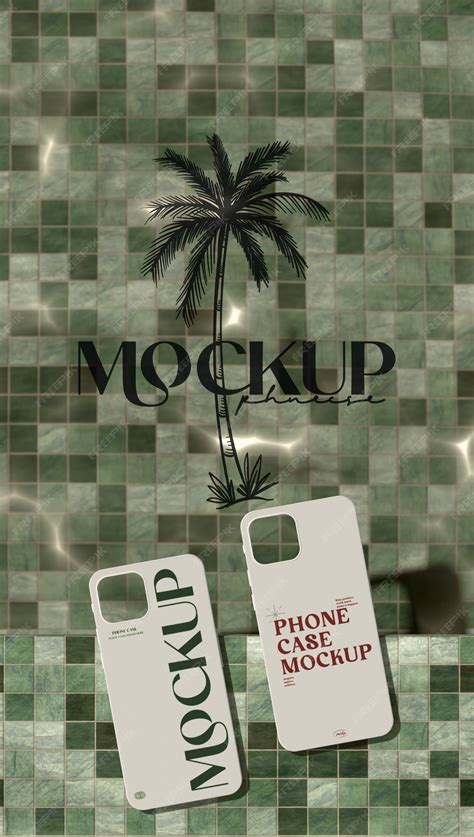 Premium Psd Cyber Lime Phone Case Mockup