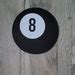 8 Ball Wood Sign Pool Room Decor Man Cave Wall Sign Etsy