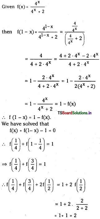 Ts Inter 1st Year Maths 1a Solutions Chapter 1 Functions Ex 1a Ts Board Solutions