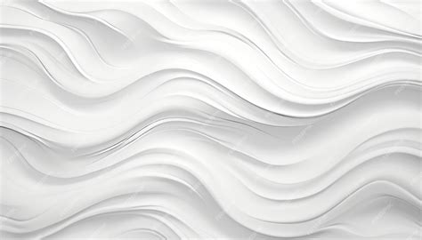 Premium Photo Abstract White Seamless Wave Texture Pattern Background In Monochromatic Color