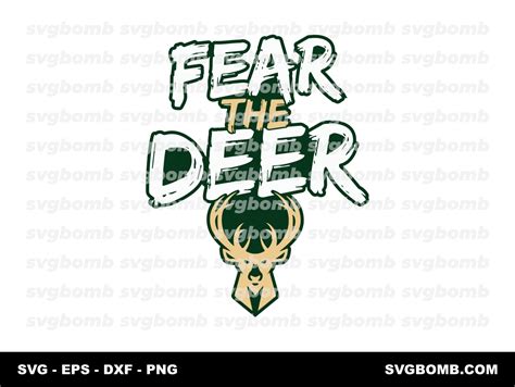Fear The Deer Milwaukee Bucks Playoffs Svg Svgbomb