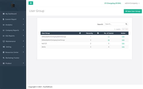 Chapter 5 User Group And User Setting Footfallcam