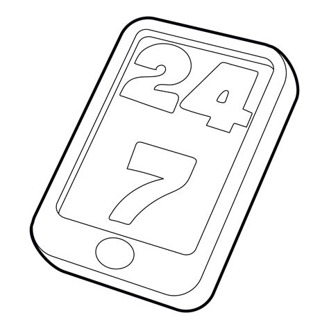 Support Icon Outline Style 15212278 Vector Art At Vecteezy