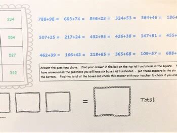 Adding Integers Free Activity By TenTors Education TPT