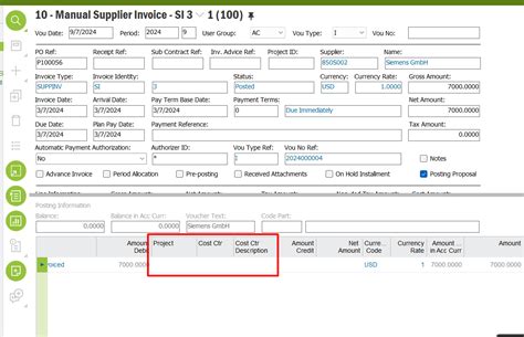 Sub Contract Amount Split Issue At Manual Supplier Invoice Level Ifs Community