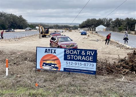 RV Boat Vehicle Storage Facility In Spicewood TX ATEX Boat And