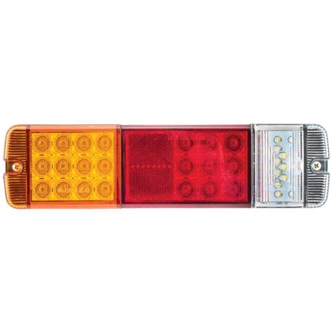 Led Stoptailindrev Lamp 10 30v Wmetal Bracket 230mm Lead Ppd