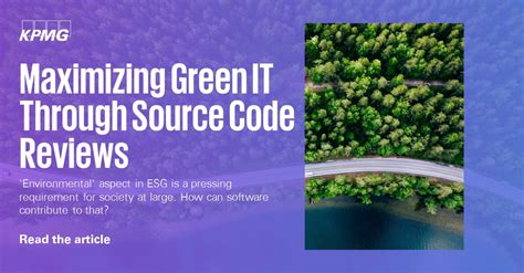 Maximizing Green It Through Source Code Reviews Paul Pieroen