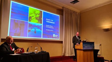 Ready For Tomorrow Chief Executive Douglas Millican Delivered The Comiston Lecture Last Night