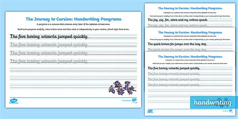 Perfect Cursive Handwriting Assessment For KS Primary Resource