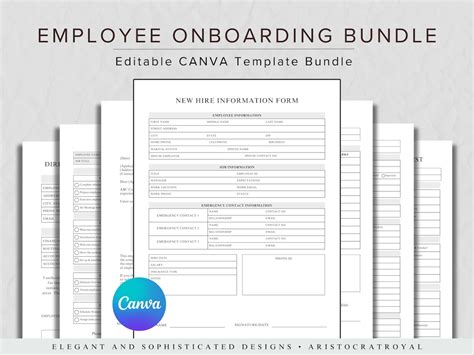 Employee Onboarding Template Bundle New Hire Checklist Bundle New