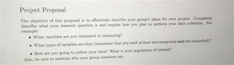 Solved The Objective Of This Proposal Is To Effectively Chegg Com