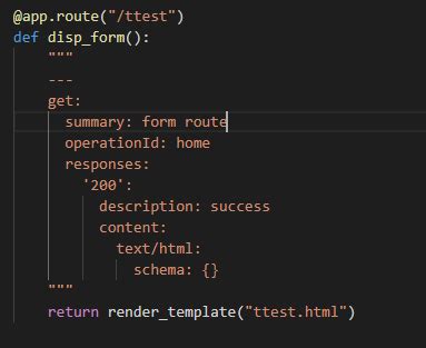 How To Get Html Page Displayed In Swagger Ui Flask Stack Overflow