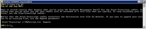 Log Your Commands In Powershell With Start Transcript Icewolf Blog