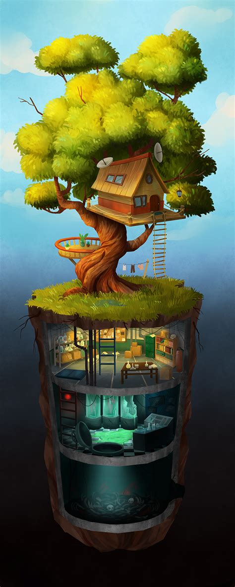 Tree House Concept Art On Behance