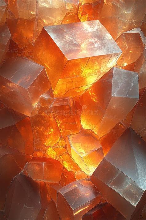 Geometric Abstractions Inspired By The Repeating Patterns In Quartz Showcasing Fractal Symmetry