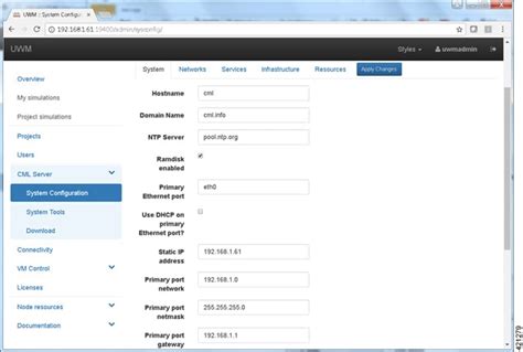 Cisco Modeling Labs Corporate Edition System Administrator Installation Guide Release 1 3