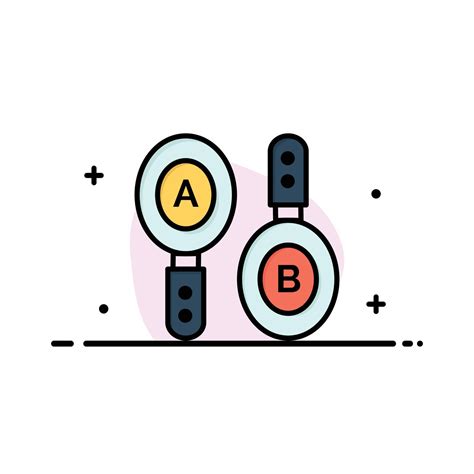 Research Search Sign Computing Business Logo Template Flat Color