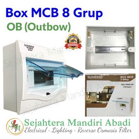 Jual Box Mcb 8 Grup Outbow Ob Tempel Rumah Mcb Shopee Indonesia