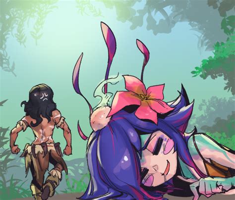 Neeko And Nidalee League Of Legends Drawn By Phantom Ix Row Danbooru