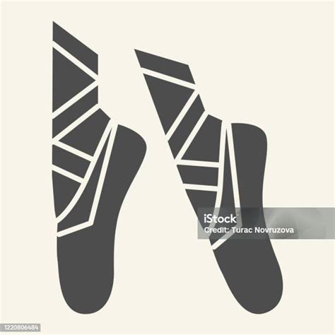 발레 솔리드 아이콘입니다 발레 는 베이지 색 배경에 글리프 스타일 픽토그램을 가리킵니다 모바일 개념 및 웹 디자인댄스 스튜디오 심볼 벡터 그래픽 0명에 대한 스톡 벡터 아트