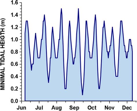 Minimal tidal height predicted for summerautumn at Leixões Download Scientific Diagram