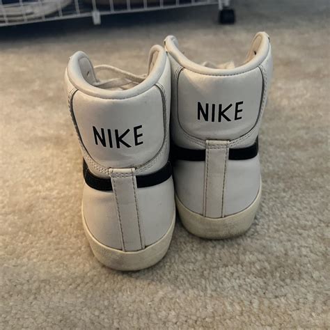Womens 8 Nike Blazors Used But Cleaned Very Nicely Depop