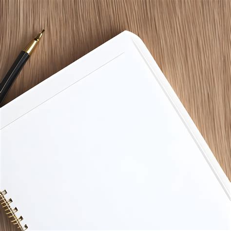 Premium Ai Image Blank Notepad
